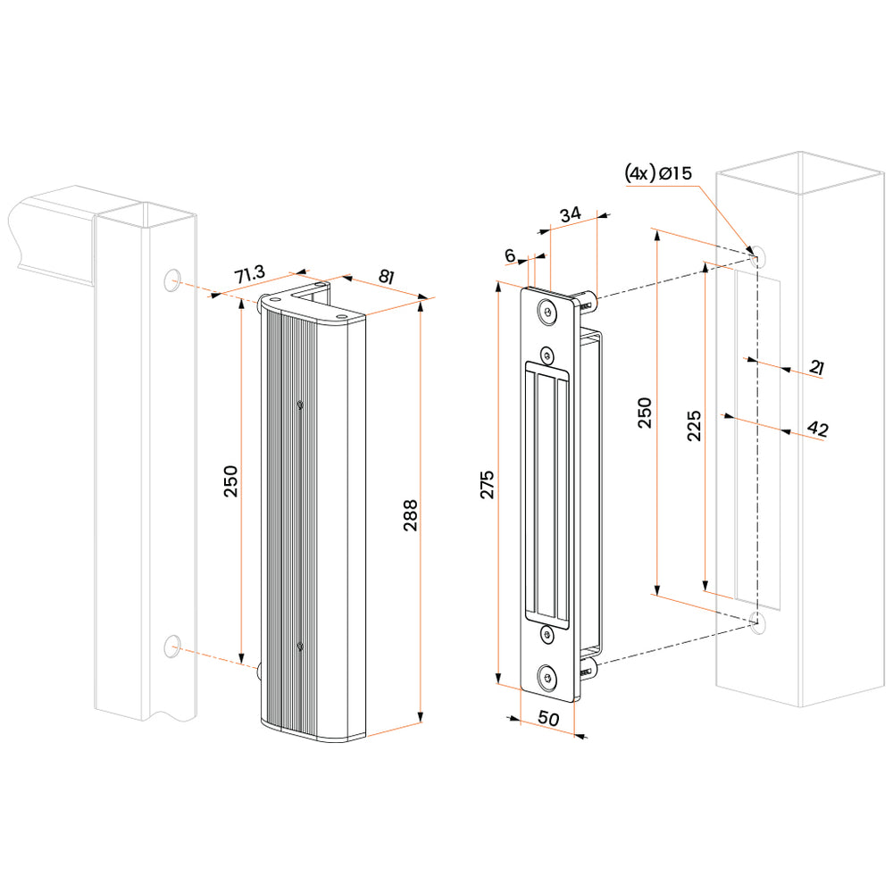 Integrated Mag Lock by Locinox | Edgesmith
