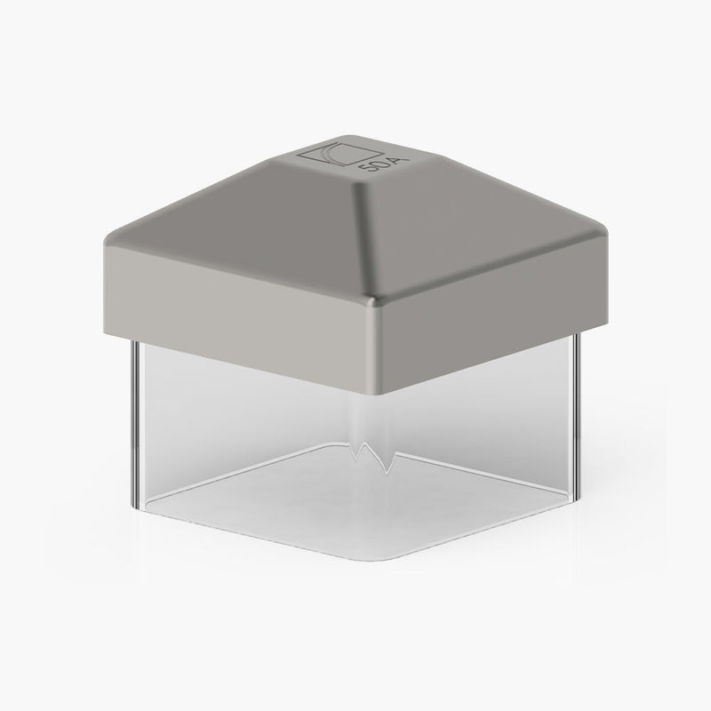 Square Aluminium Post Cap | Edgesmith