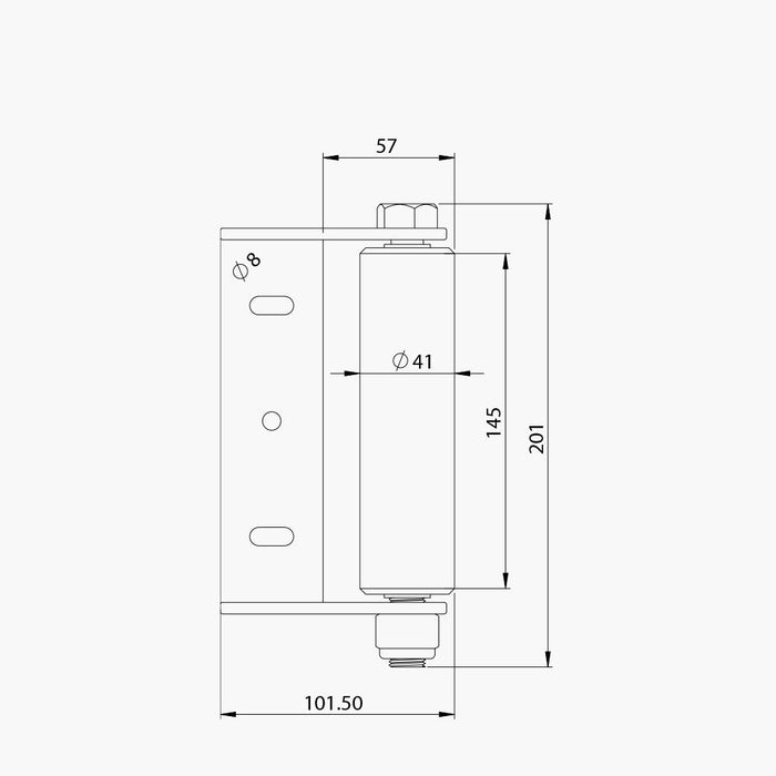 Square Post Roller HDG | Edgesmith