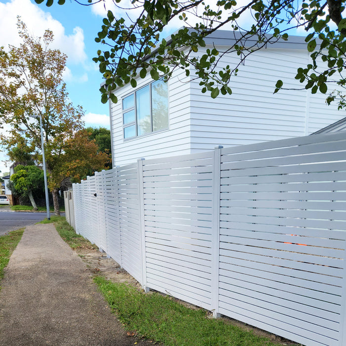 The Oasis - Horizontal Slat Panels and Gates | Edgesmith